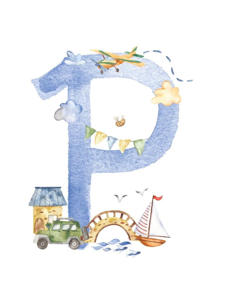 Vinil letra en acuarela – Welcome Baby